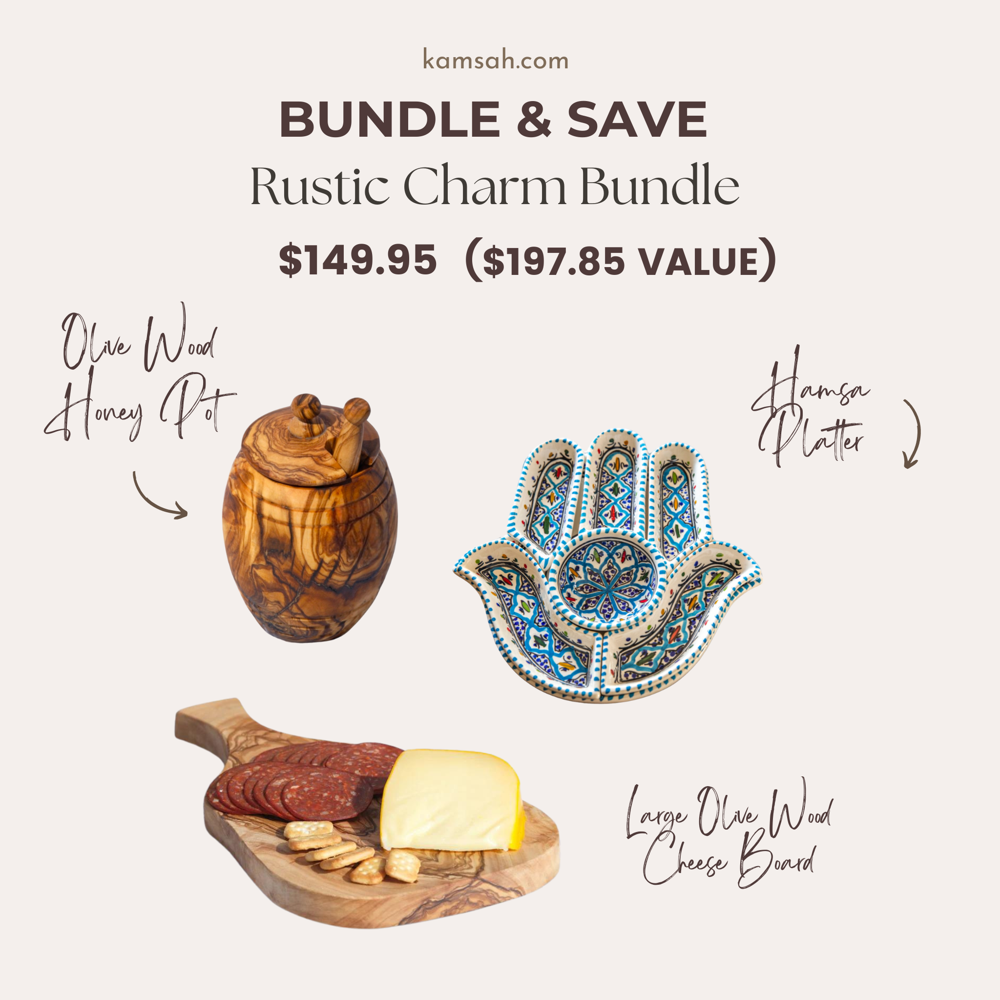 Rustic Charm Bundle (3 Items) – Kamsah
